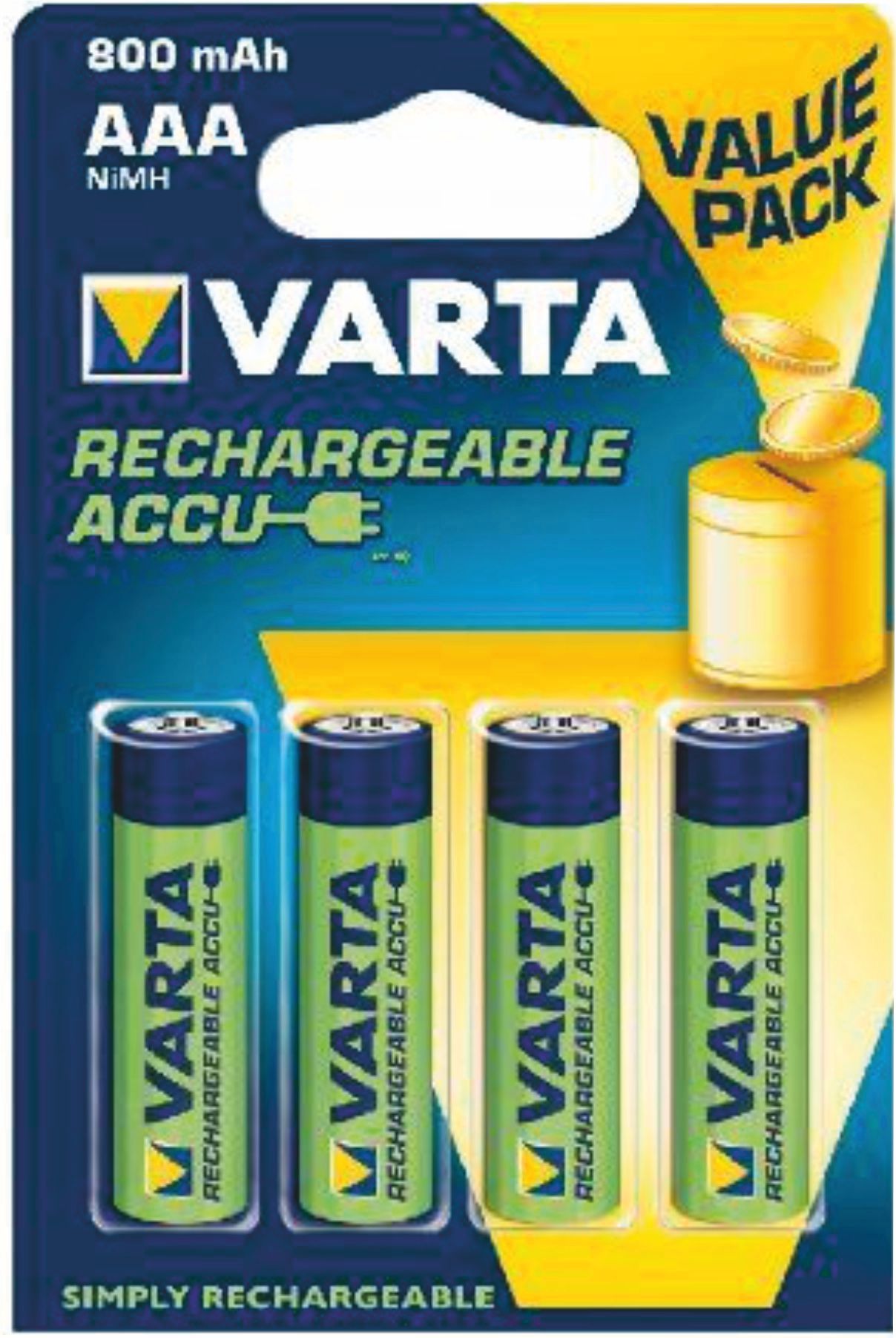 Batteria Varta ricaricabile stilo AA 2100mAh - VAT 56616101404 - Elmax ...