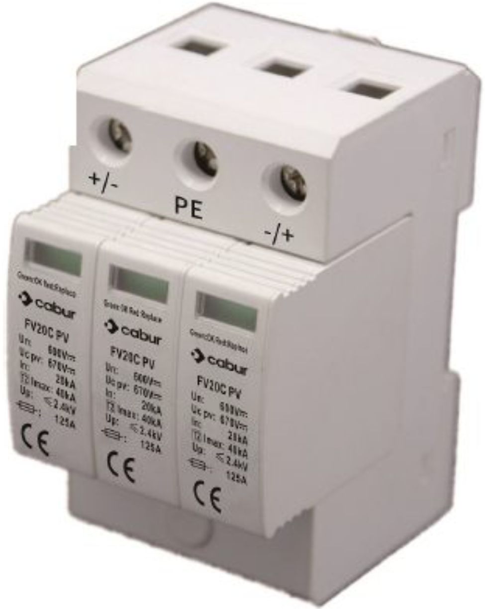 SPD da 600 Vdc - CBR ISPD600DC3P - Elmax - Materiale elettrico online