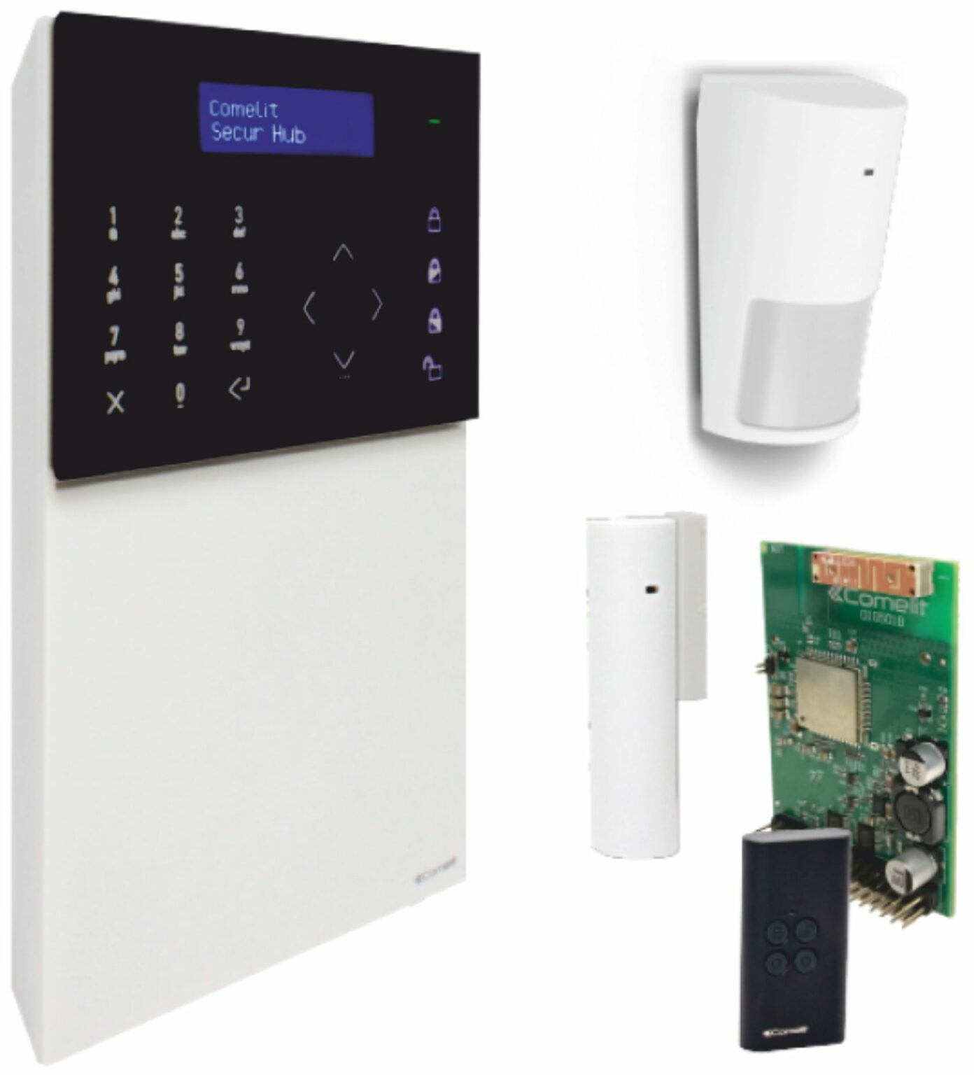 KIT SECUR HUB 2G RF12PIR RF1MCW RF4KEY - COE KSW3220L - Elmax ...