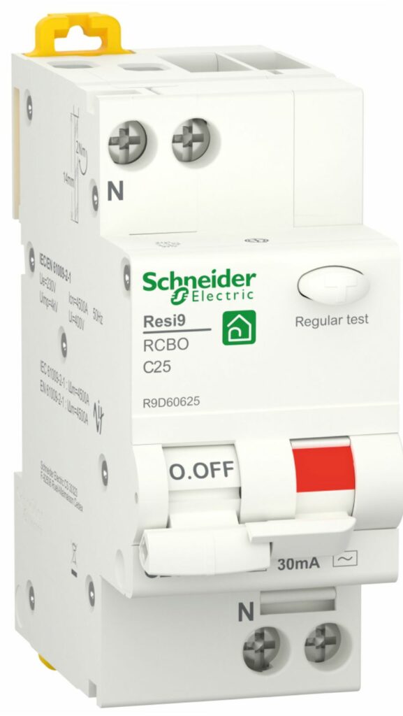 Interruttore magnetotermico differenziale AC 1P+N 32A 4,5KA 30MA - SNR R9D60632 - Elmax ...