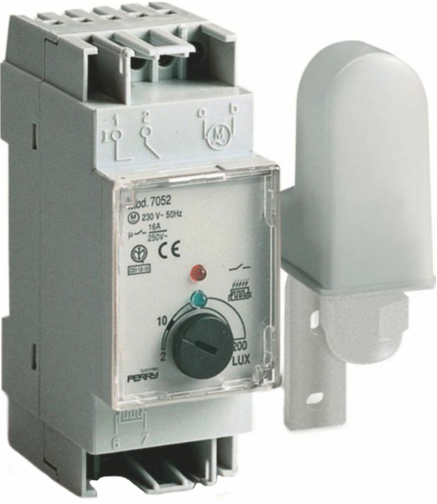 Interruttore crepuscolare 2 DIN - PER 1IC7052 - Elmaxweb - Materiale ...