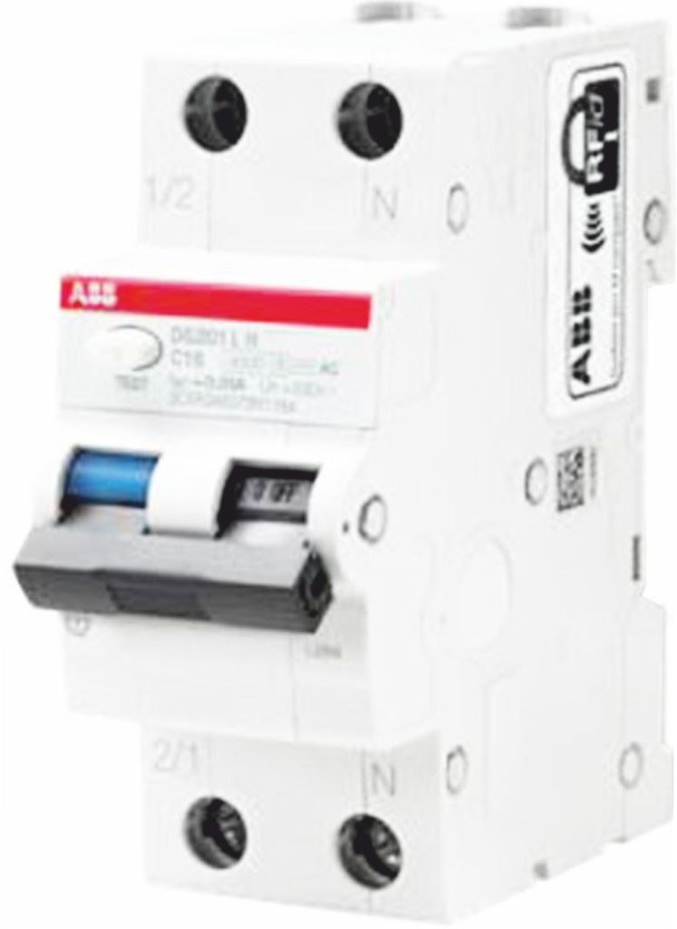 Interruttore magnetotermico differenziale DS201 L H C16 AC30 4,5KA 1P+N - ABB DS201LHC16AC30 ...